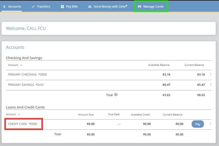 Manage your Call Federal Visa® Credit Card - Call Federal Credit Union